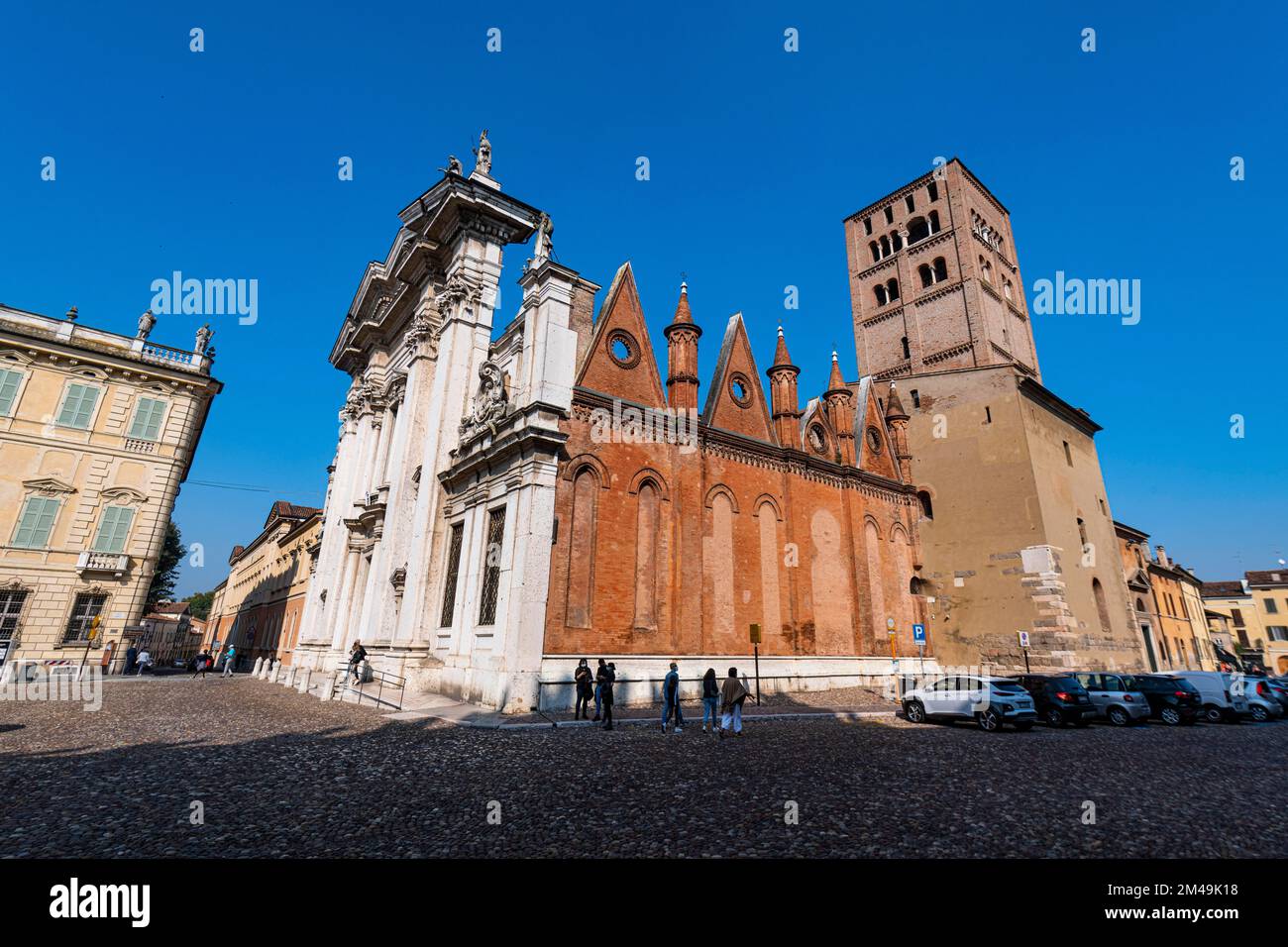 Mantua cathedral, Unesco world heritage site Mantua, Italy Stock Photo ...