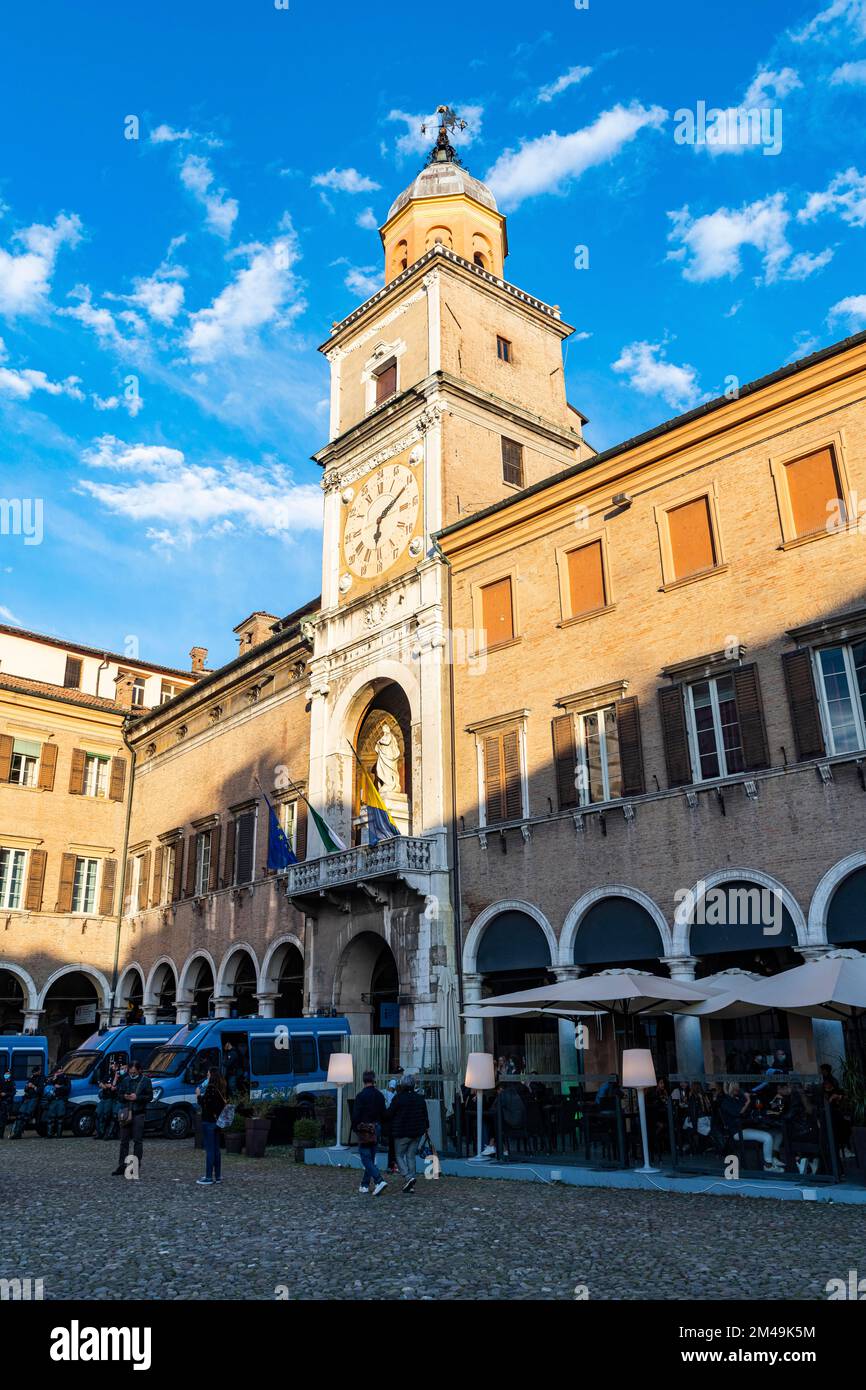 Modena town hall, Unesco world heritage site Modena, Italy Stock Photo ...