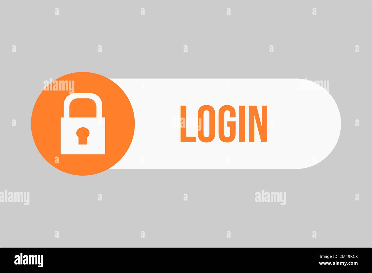 Login button. Button for login Stock Vector Image & Art - Alamy