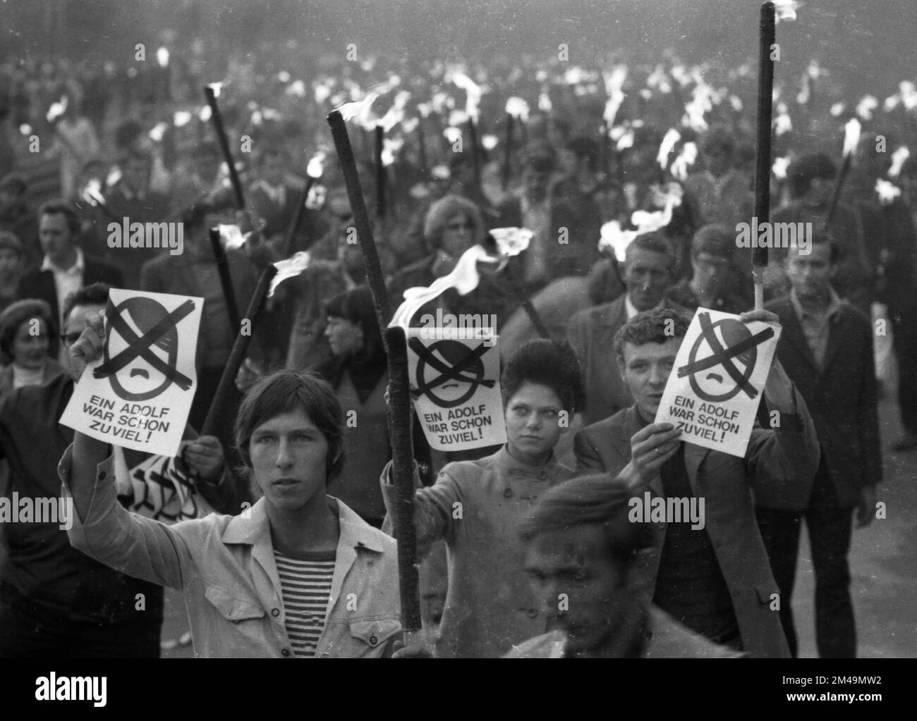 During the 1969 federal election campaign, here in Recklinghausen in ...