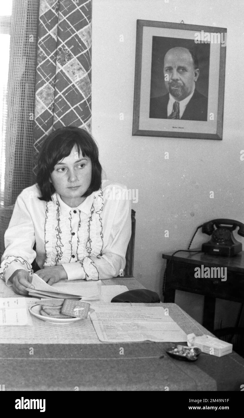 The picture was taken in the years 1965 to 1971 and shows a ...