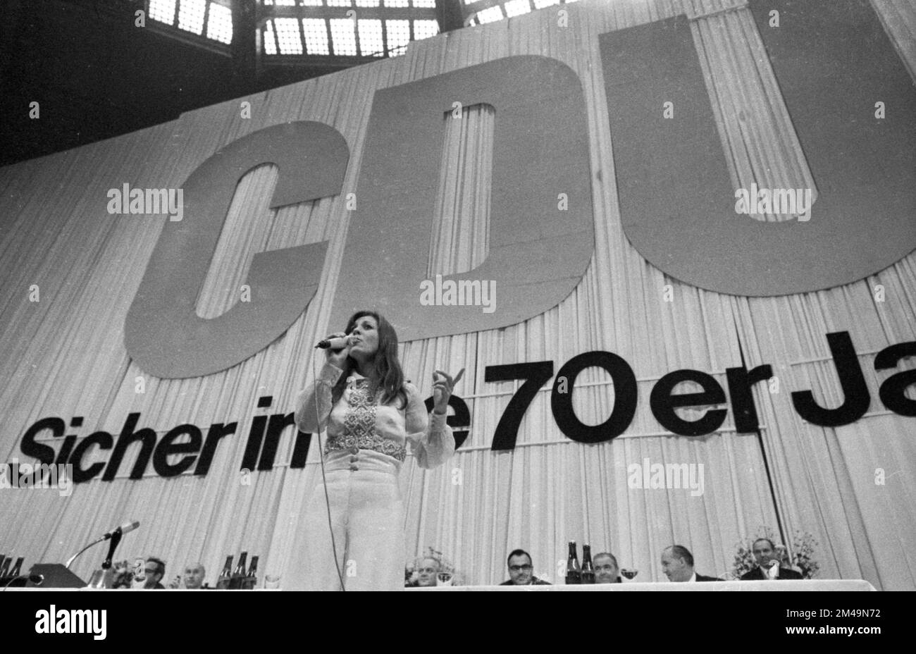 With the slogan Safe into the 70s, the CDU, here in Dortmund in 1969 ...