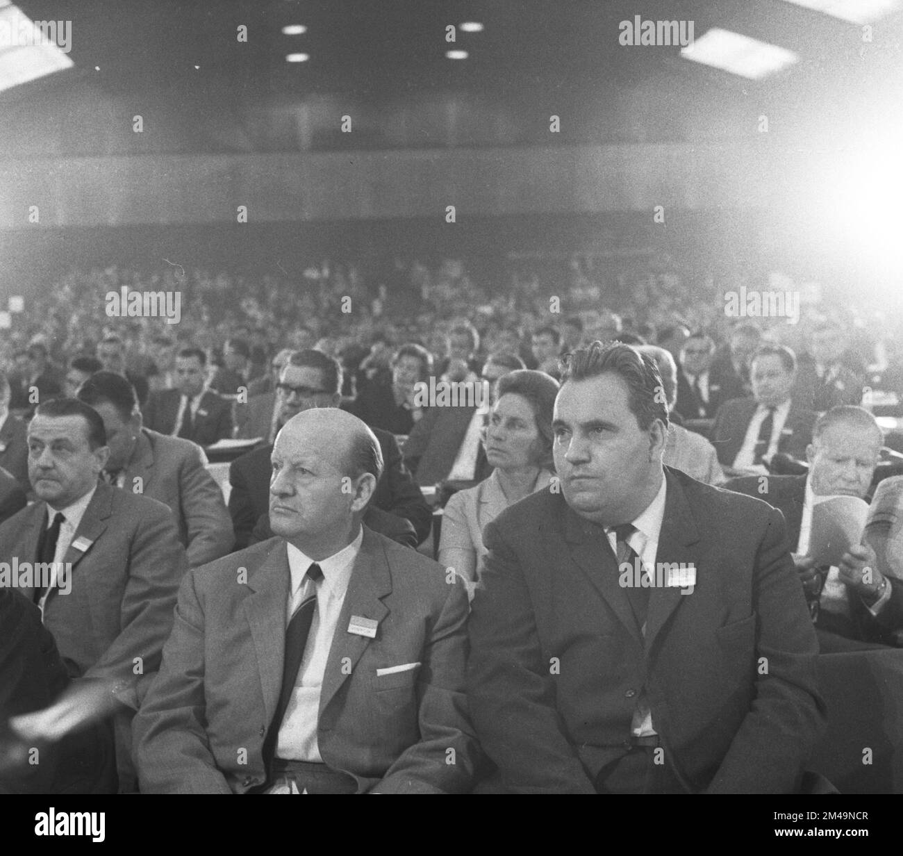 The SPD party congress of 1-5-6. 1966 in the Dortmund Westfalenhalle ...