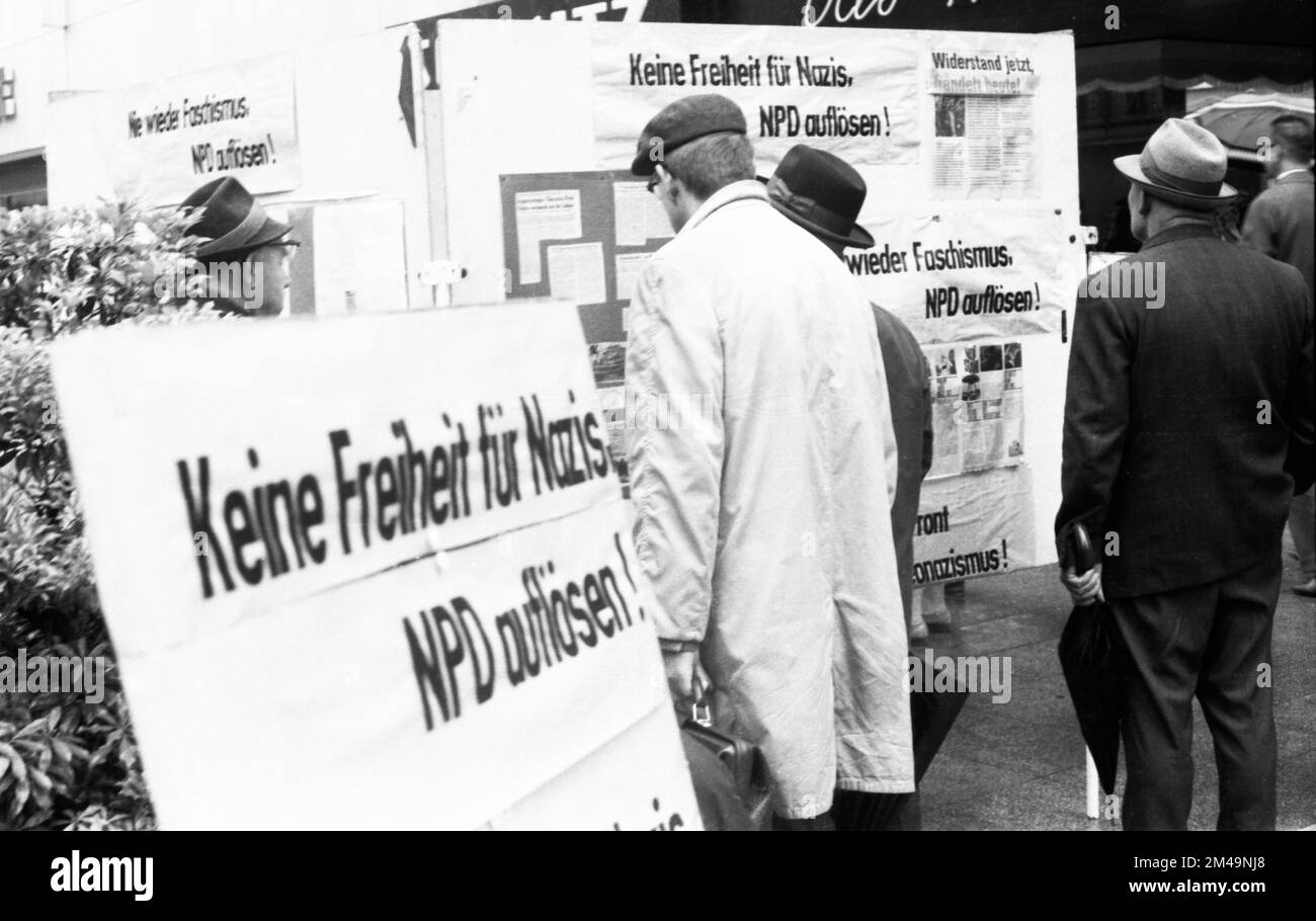 The election campaign of the radical right-wing National Democratic ...