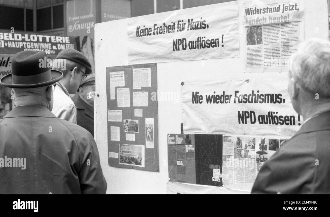 The election campaign of the radical right-wing National Democratic ...