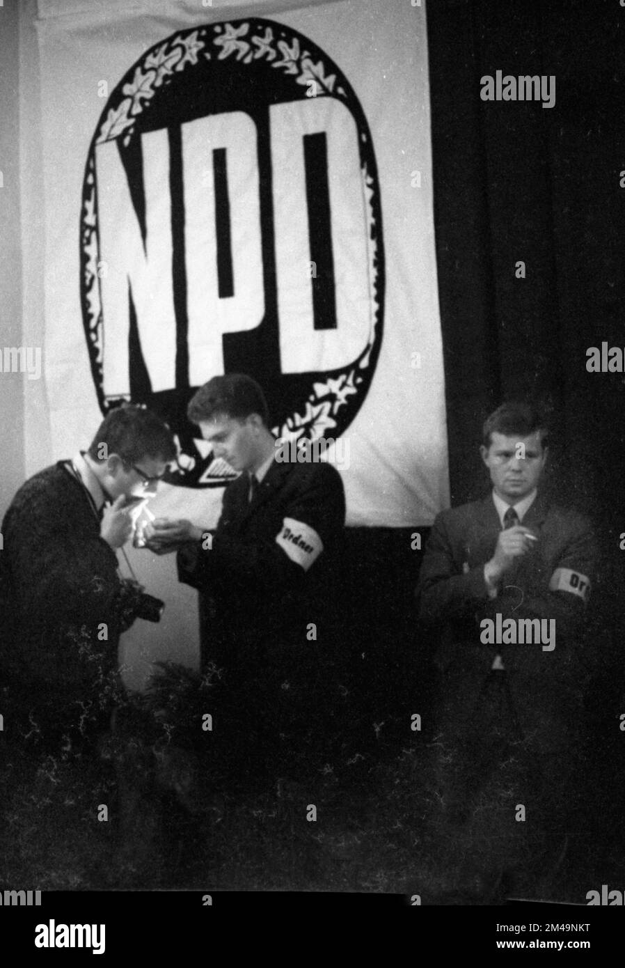 The election campaign of the radical right-wing National Democratic ...