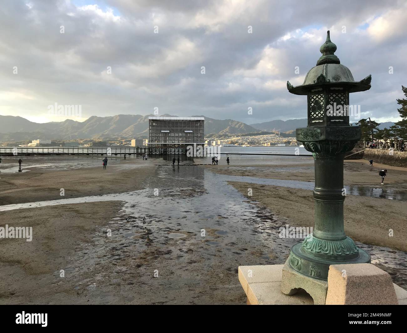 Miyajima Island, Hatsukaichi, Japan: Detail of Itsukushima Shinto ...