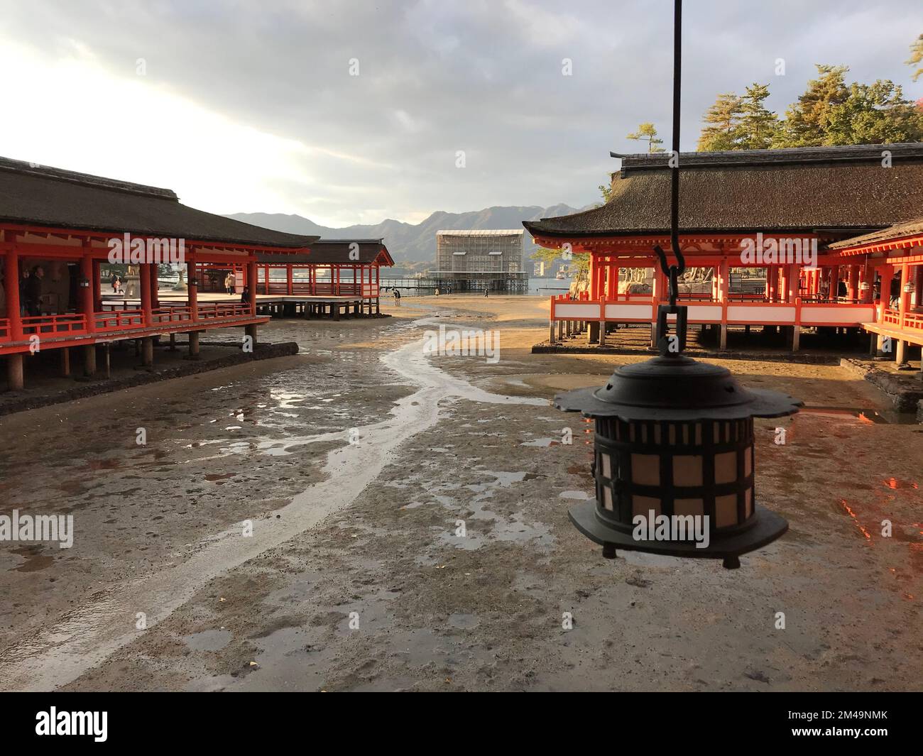 Miyajima Island, Hatsukaichi, Japan: Detail of Itsukushima Shinto ...
