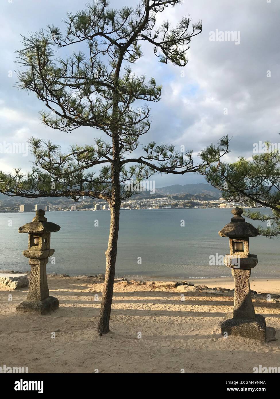 Miyajima Island, Hatsukaichi, Japan: Detail of Itsukushima Shinto ...