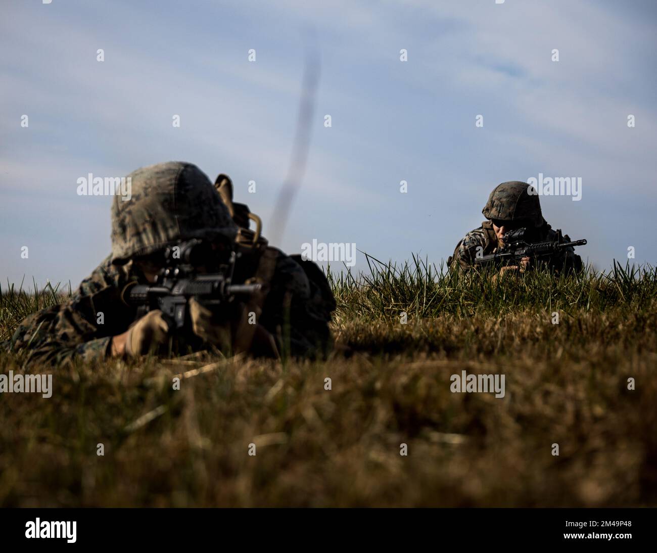 Marines with Guard Company, Marine Barracks Washington, rehearse dry ...