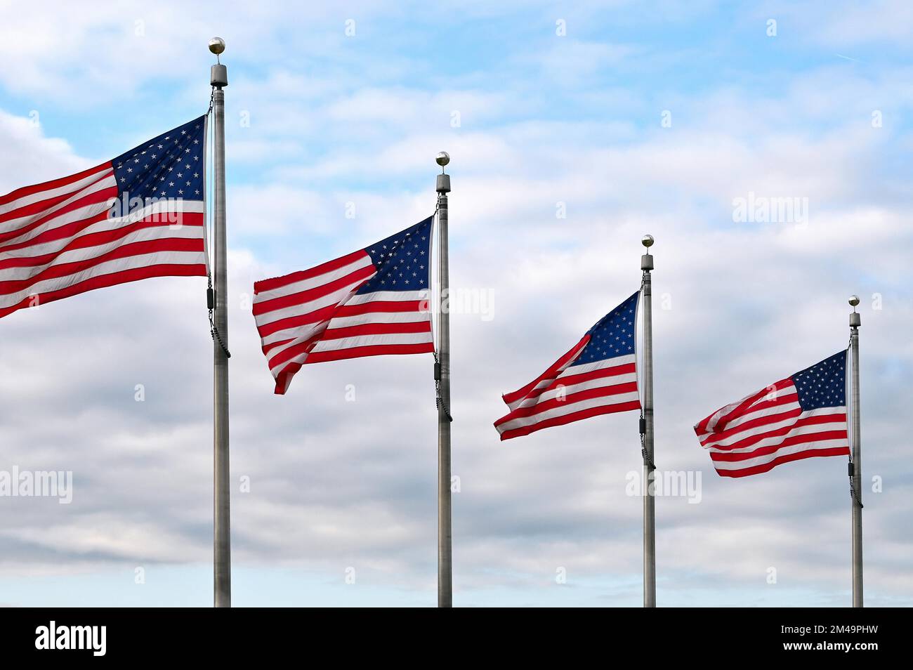 American Flags, Washington DC, United States of America Stock Photo - Alamy