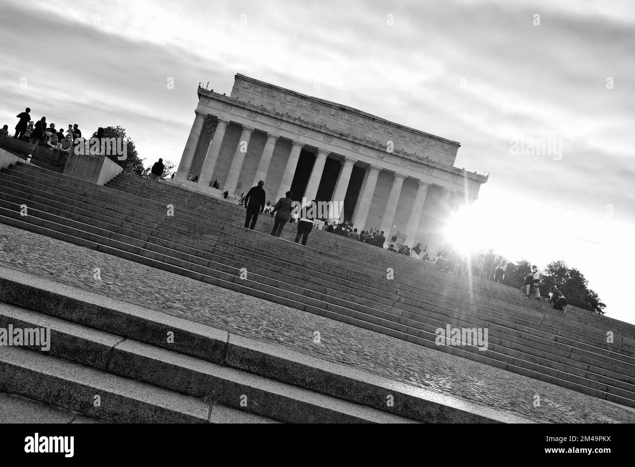 Lincoln Memorial on the National Mall, Washington DC, United States of ...