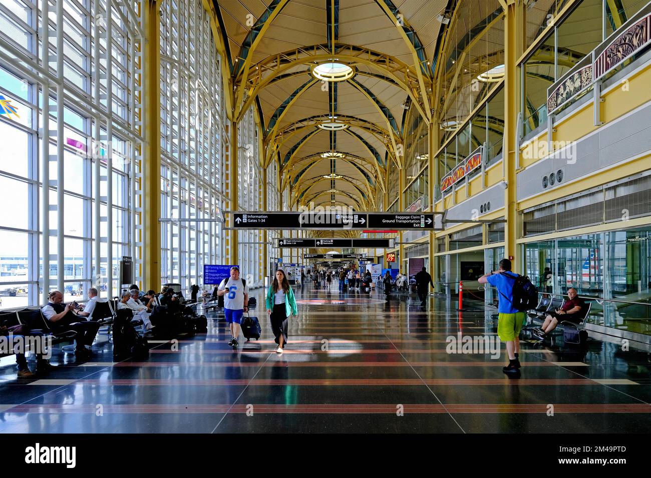 Ronal Reagan National Airport, Washington D. C. United States of ...