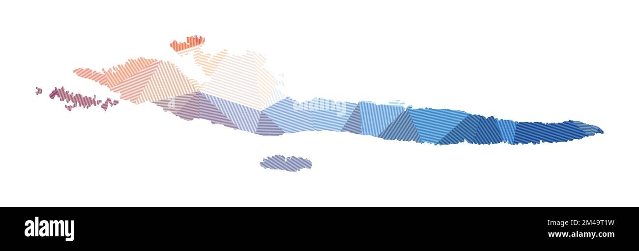 Map of croatia islands Cut Out Stock Images & Pictures - Alamy