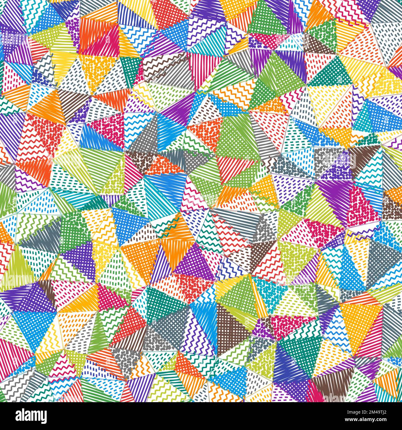 Low poly sketch background. Attractive square pattern. Artistic ...