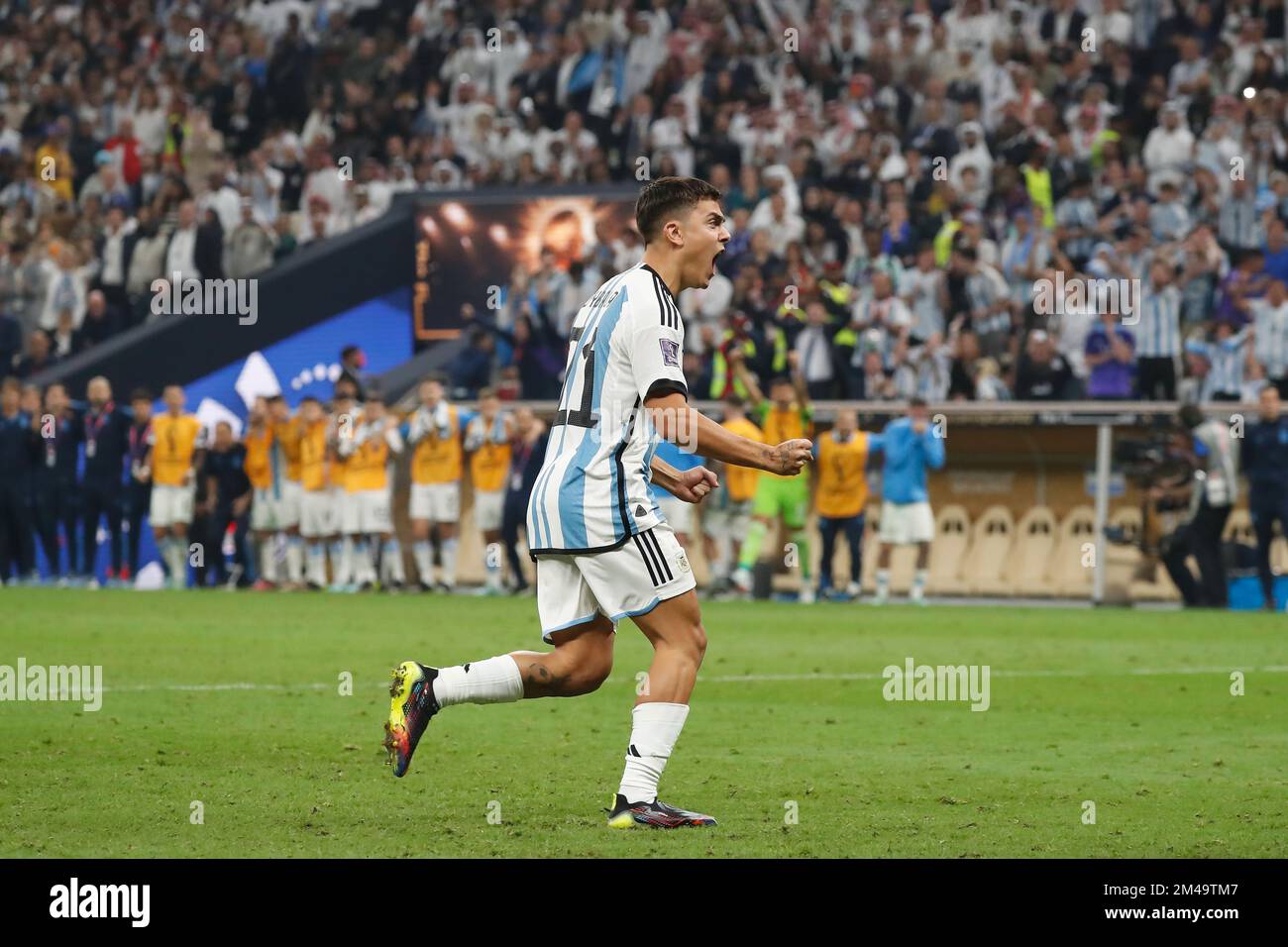 Al Daayen, Qatar. 18th Dec, 2022. Paulo Dybala (ARG) Football/Soccer ...