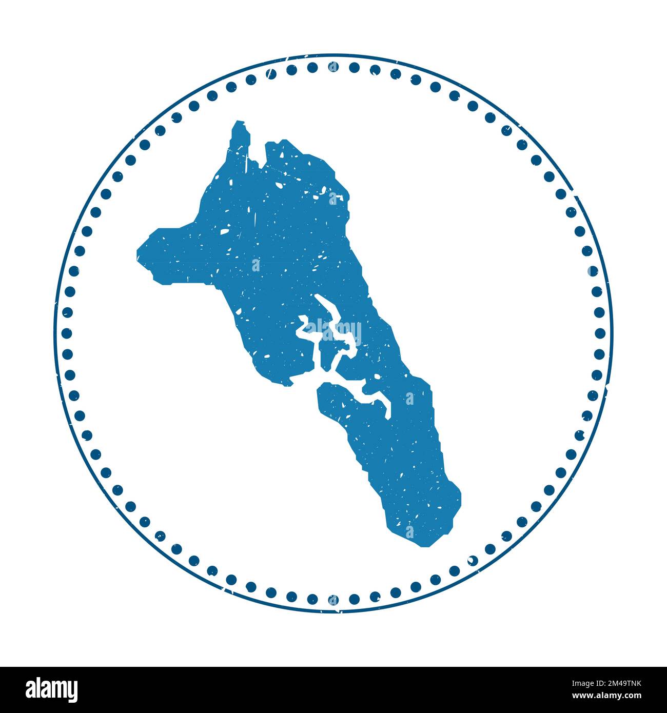 Havelock Island sticker. Travel rubber stamp with map shape, vector ...