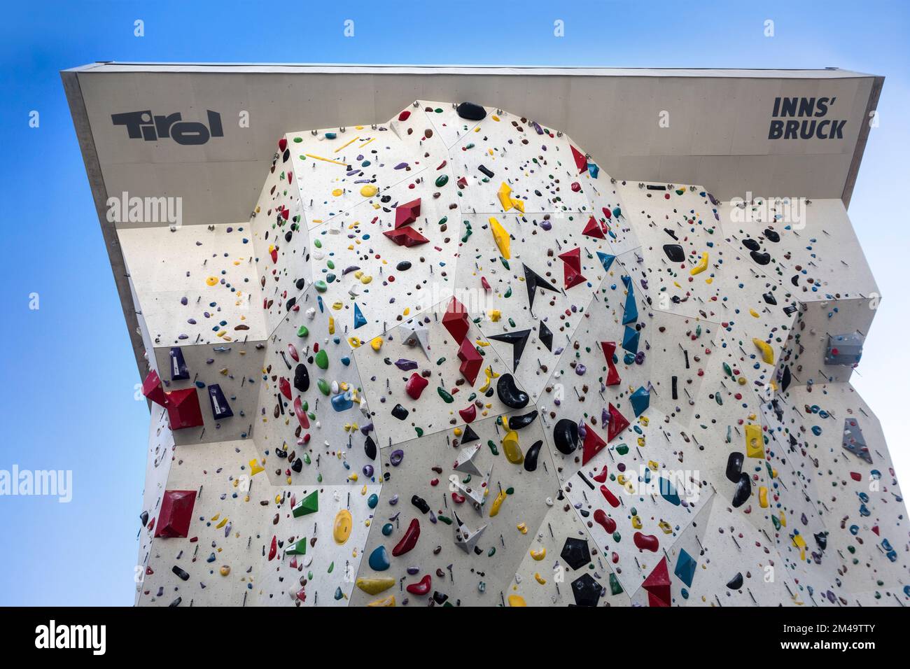 Innsbruck, Austria - 9 Jan, 2020: Kletterzentrum Innsbruck (Climbing ...