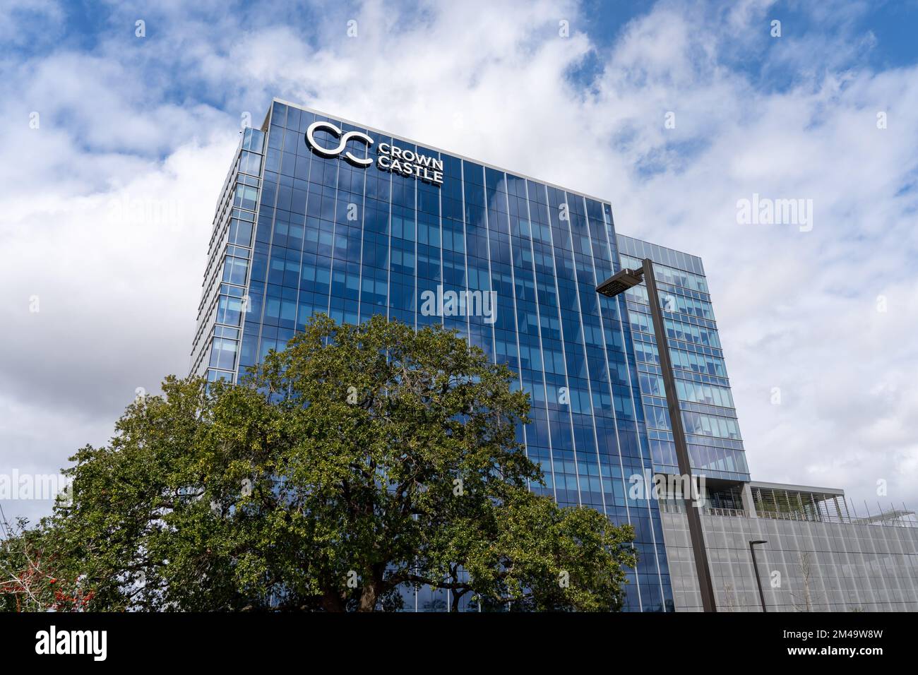 Houston, TX, USA - March 6, 2022: Crown Castle headquarters in Houston ...