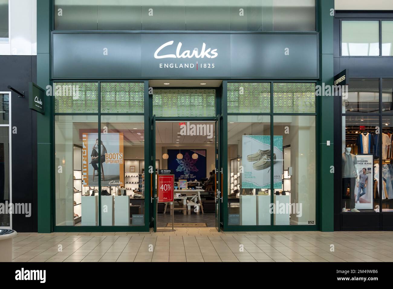 Houston, Texas, USA - March 6, 2022: A Clark store is shown at a ...