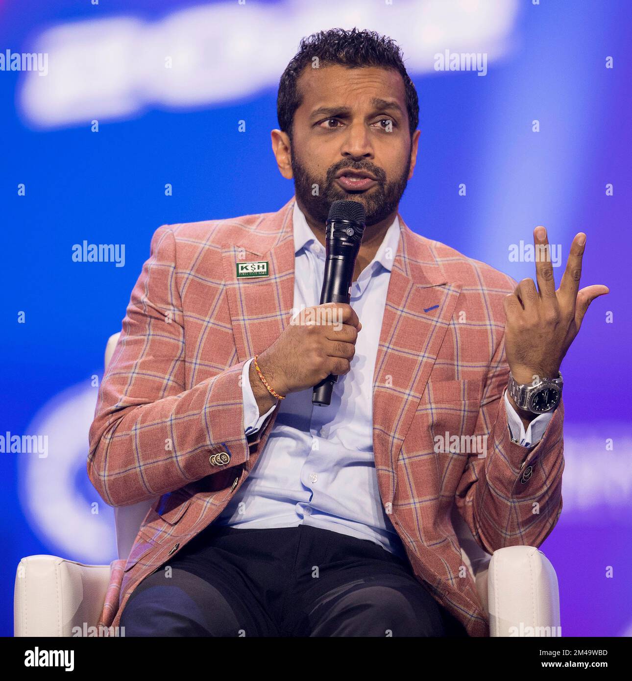 Phoenix, Arizona, USA. 19th Dec, 2022. KASH PATEL speaks at Turning ...