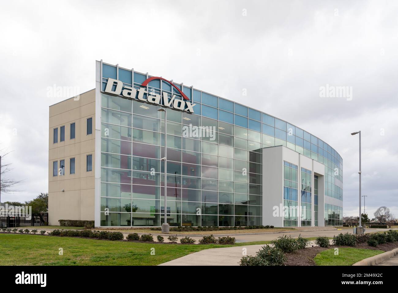 Houston, Texas, USA - March 6, 2022: DATAVOX headquarters in Houston ...