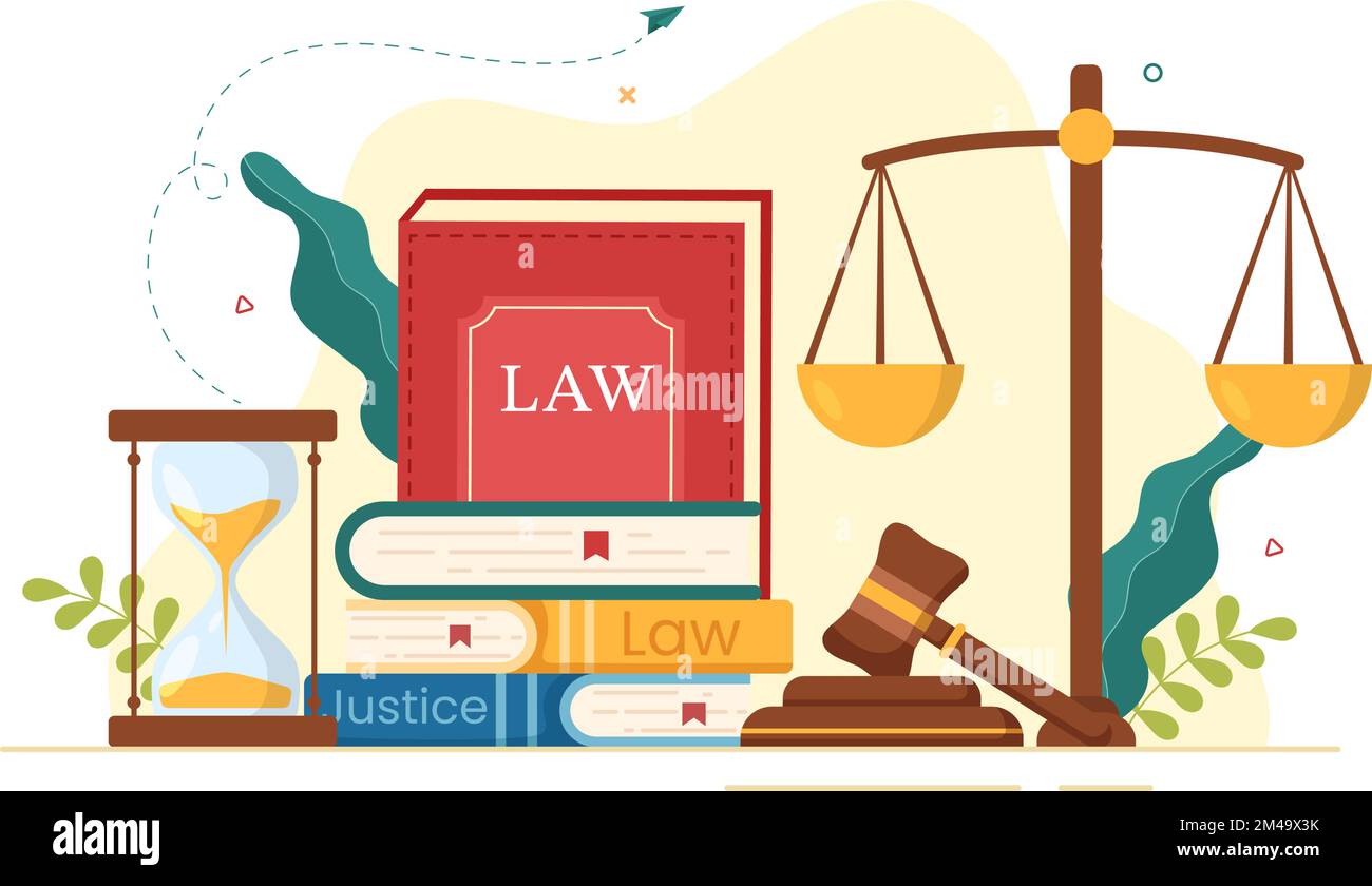 Law Firm Services with Justice, Legal Advice, Judgement and Lawyer ...