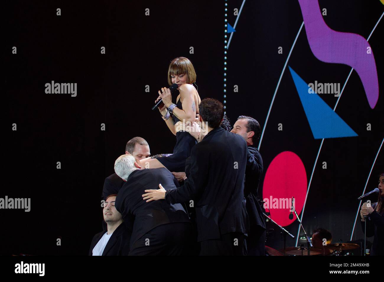 Palasele, Eboli, Italy, December 12, 2022, Alessandra Amoroso during ...