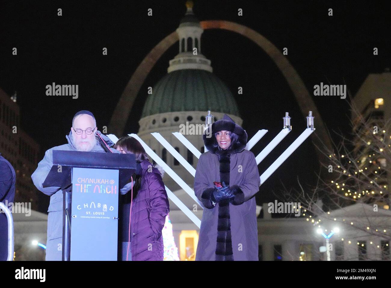 St. Louis, United States. 19th Dec, 2022. St. Louis Mayor Tishuara ...