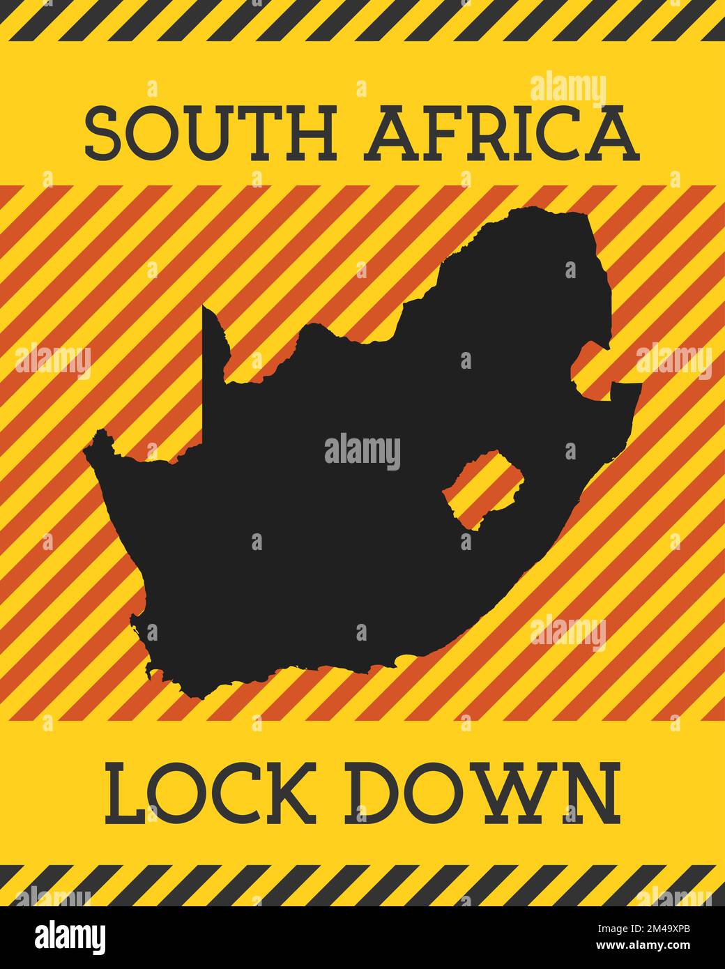South africa lockdown Stock Vector Images - Alamy