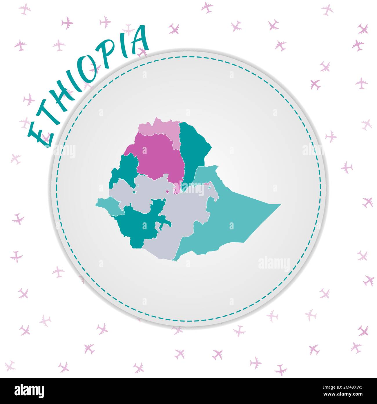 Ethiopia map hi-res stock photography and images - Alamy
