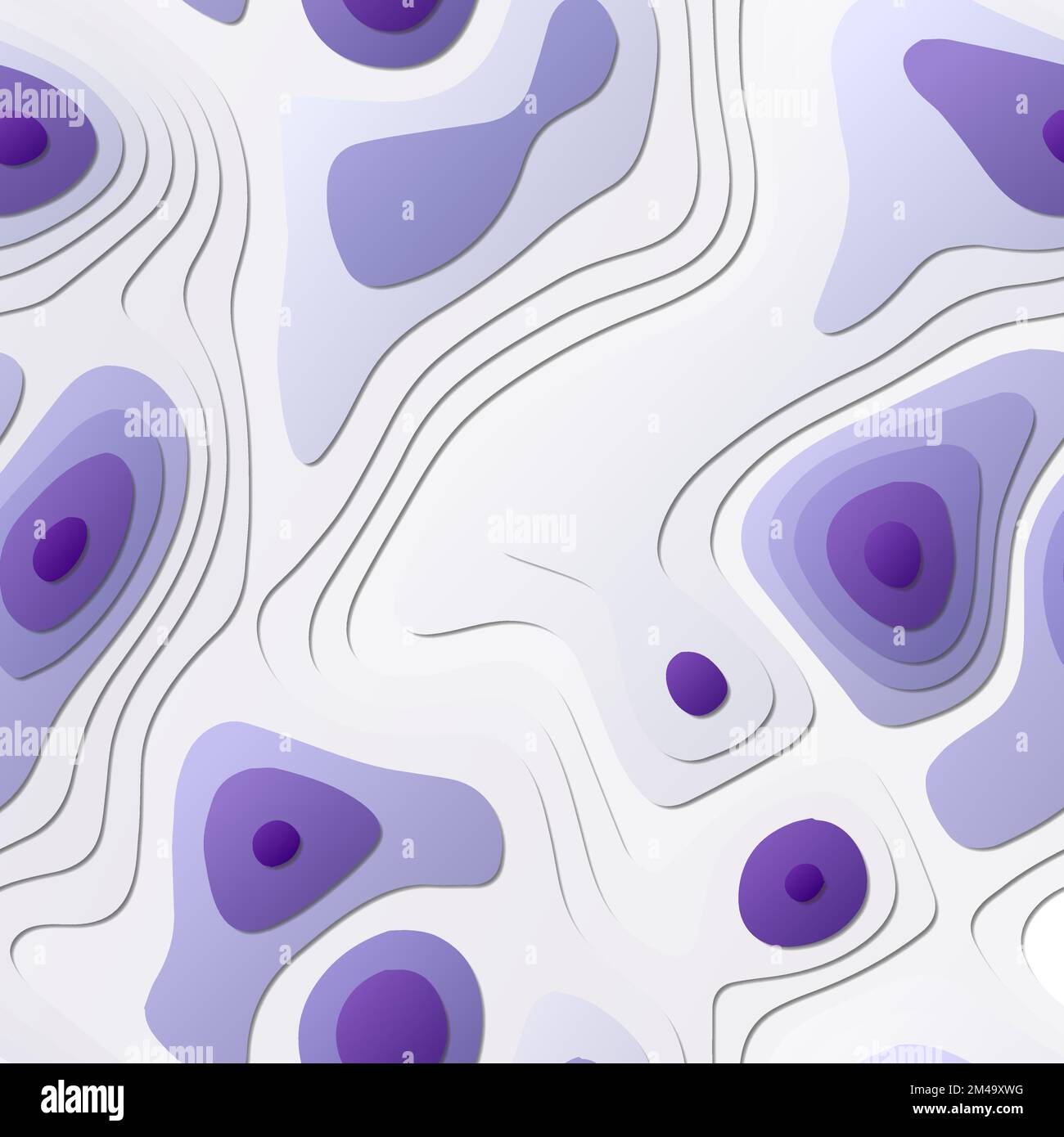 Colorful abstract layers. Papercut style background. Vibrant 3D ...