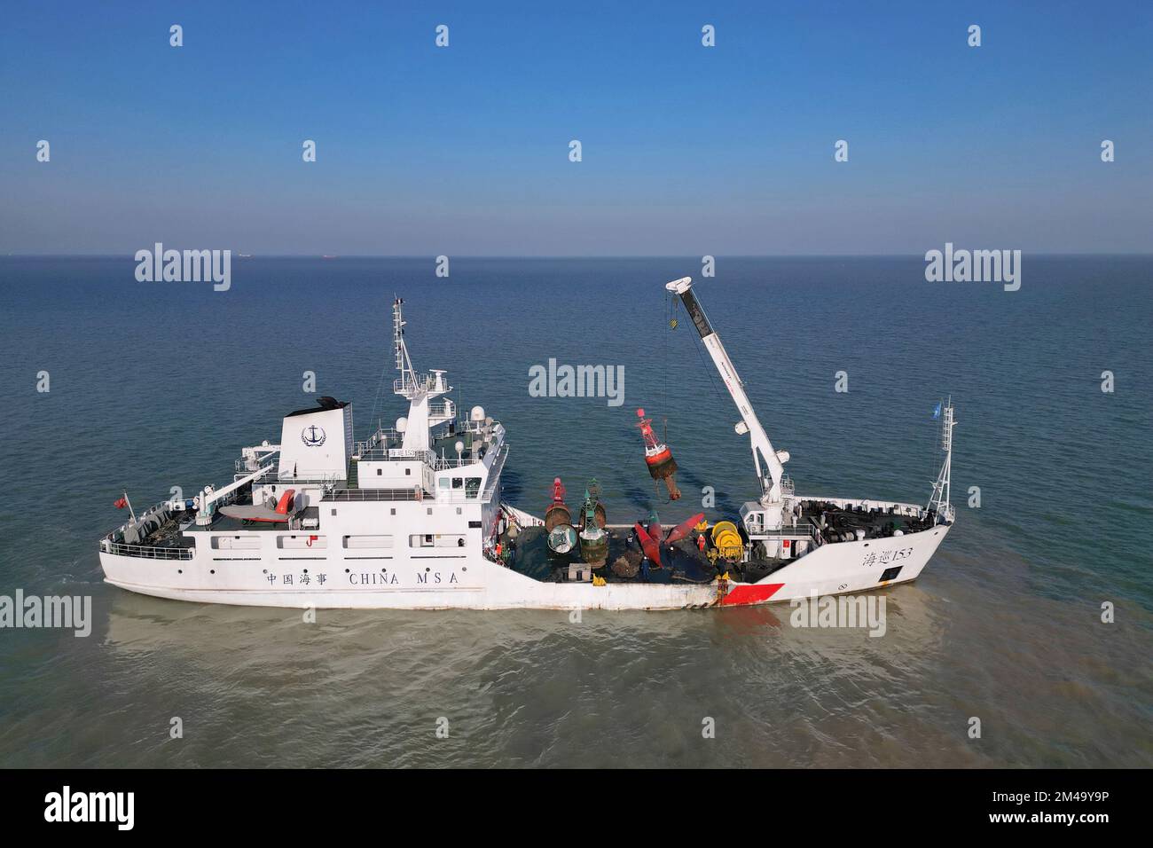 WEIFANG, CHINA - DECEMBER 19, 2022 - The "Haixun 153" sailing vessel ...