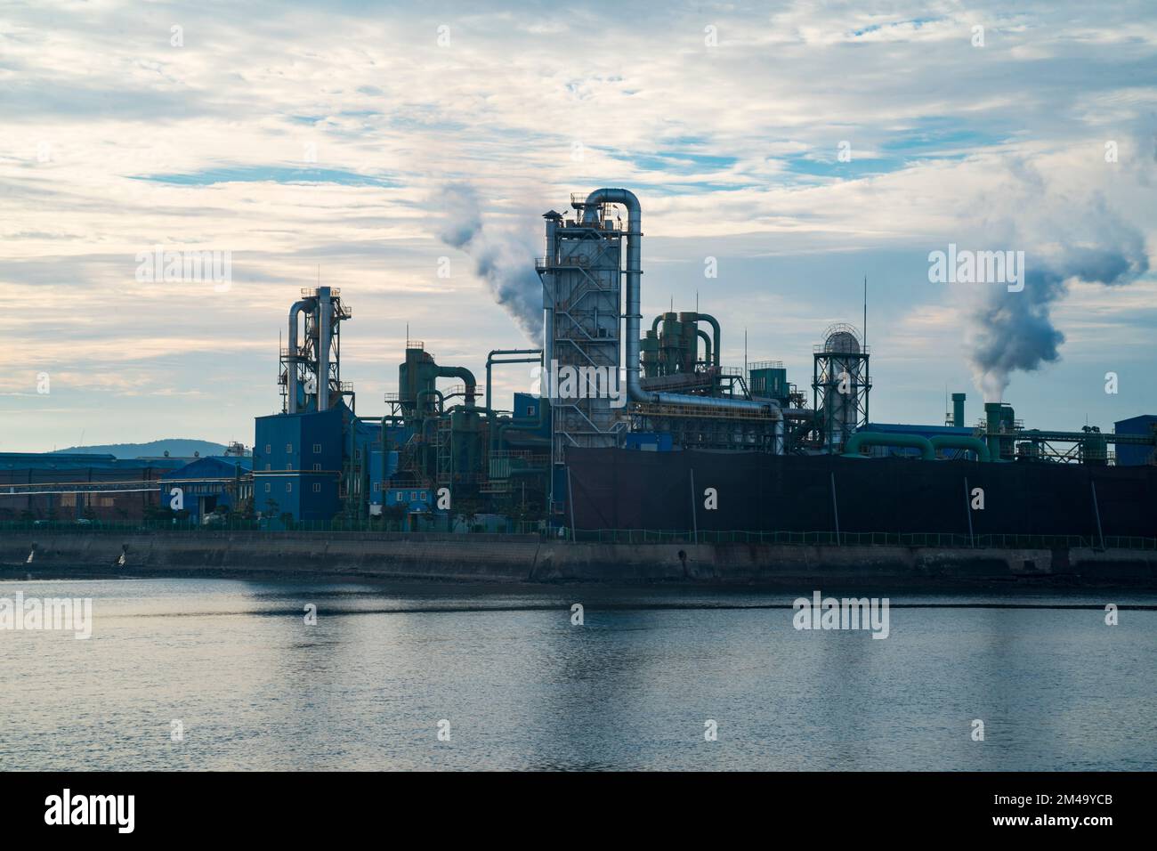 Factory View in Bukseong-gu, Incheon, Korea Stock Photo - Alamy