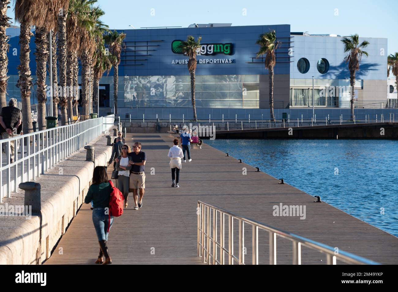 Alicante, Spain : 2022 November 18 : People at the Marina and Paseo ...