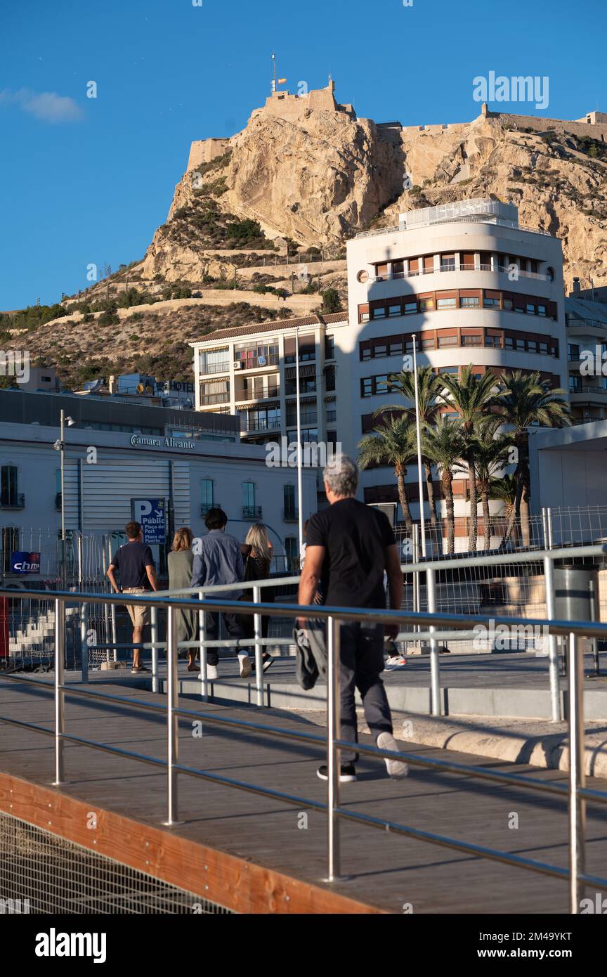 Alicante, Spain : 2022 November 18 : People at the Marina and Paseo ...