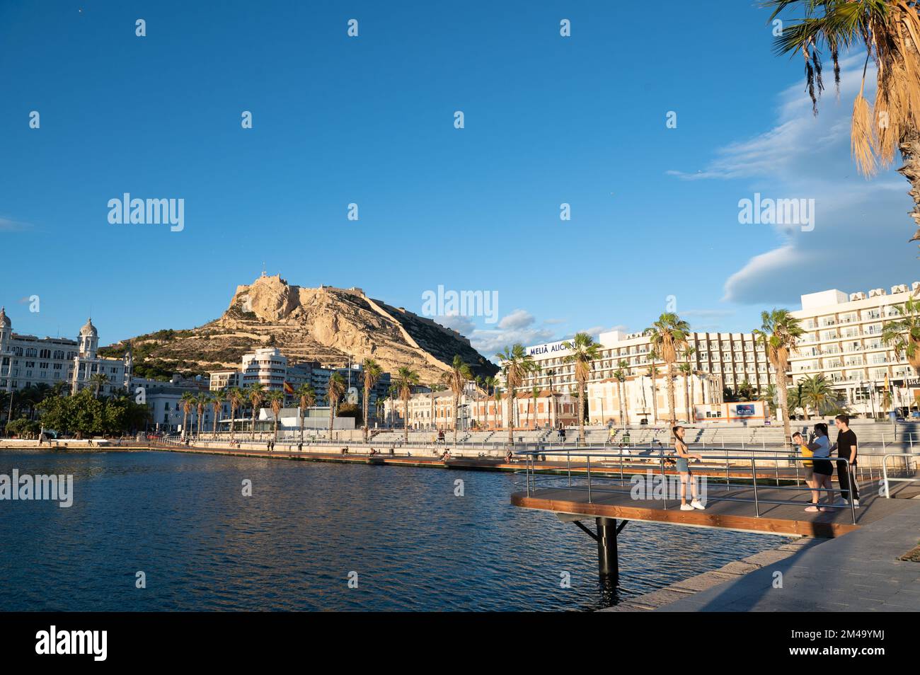 Alicante, Spain : 2022 November 18 : People walking on the Paseo ...