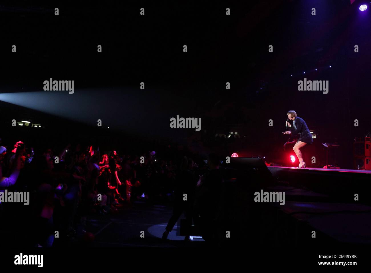 Palasele, Eboli, Italy, December 12, 2022, Alessandra Amoroso during ...