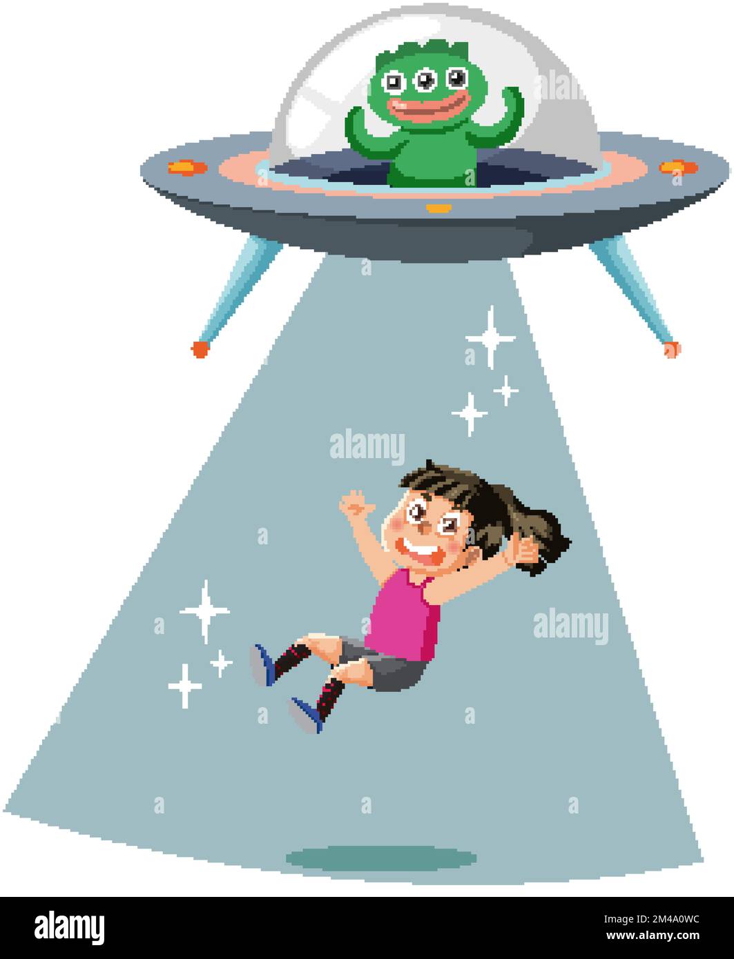 Female alien character Stock Vector Images - Alamy