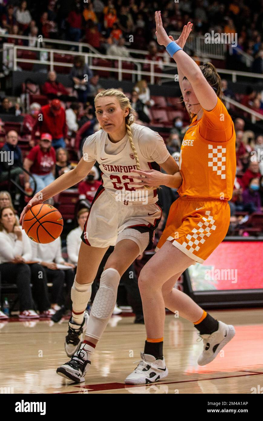 Palo Alto CA, USA. 18th Dec, 2022. A. Stanford forward Cameron Brink ...