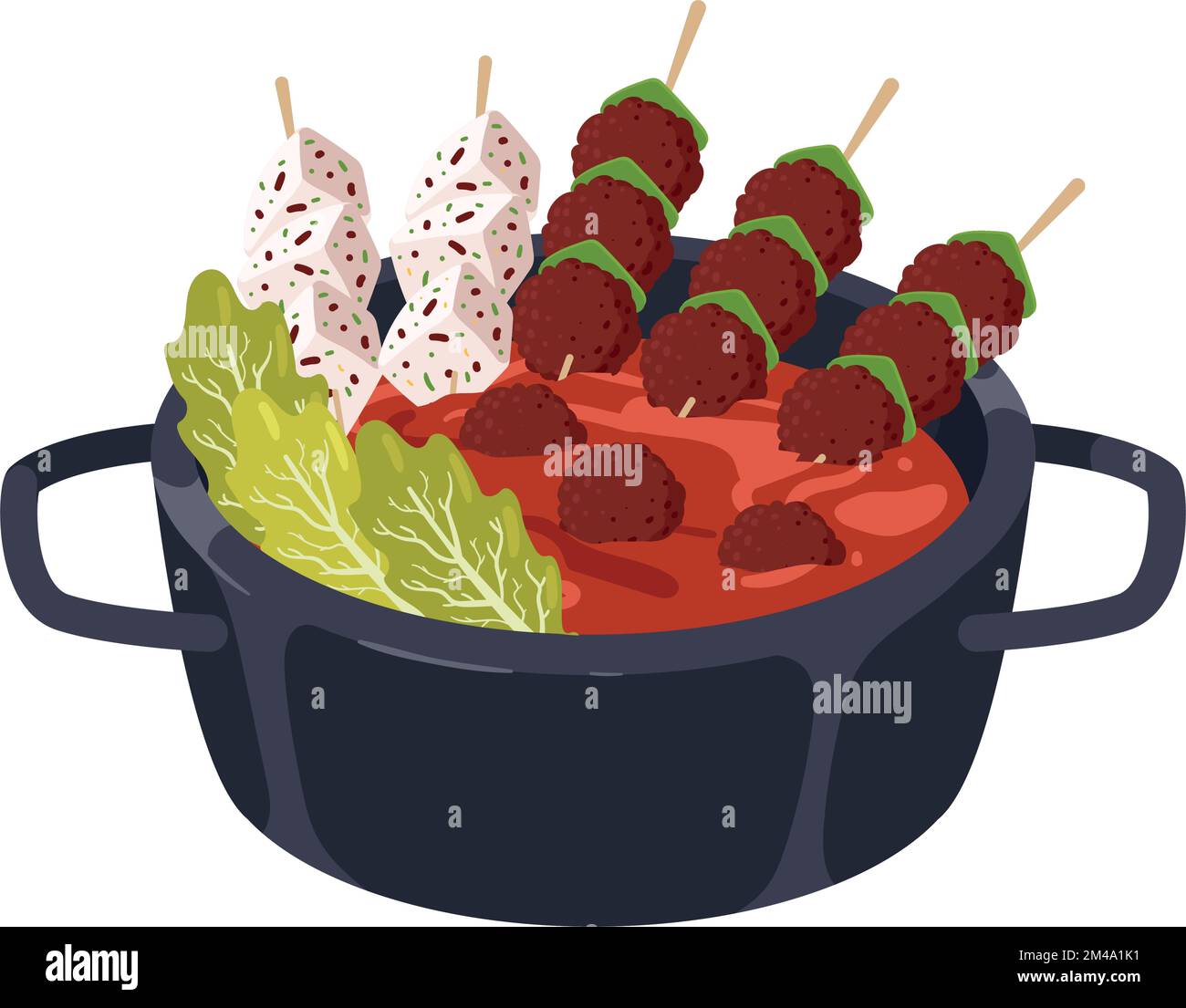 soondae korean food Stock Vector Image & Art - Alamy
