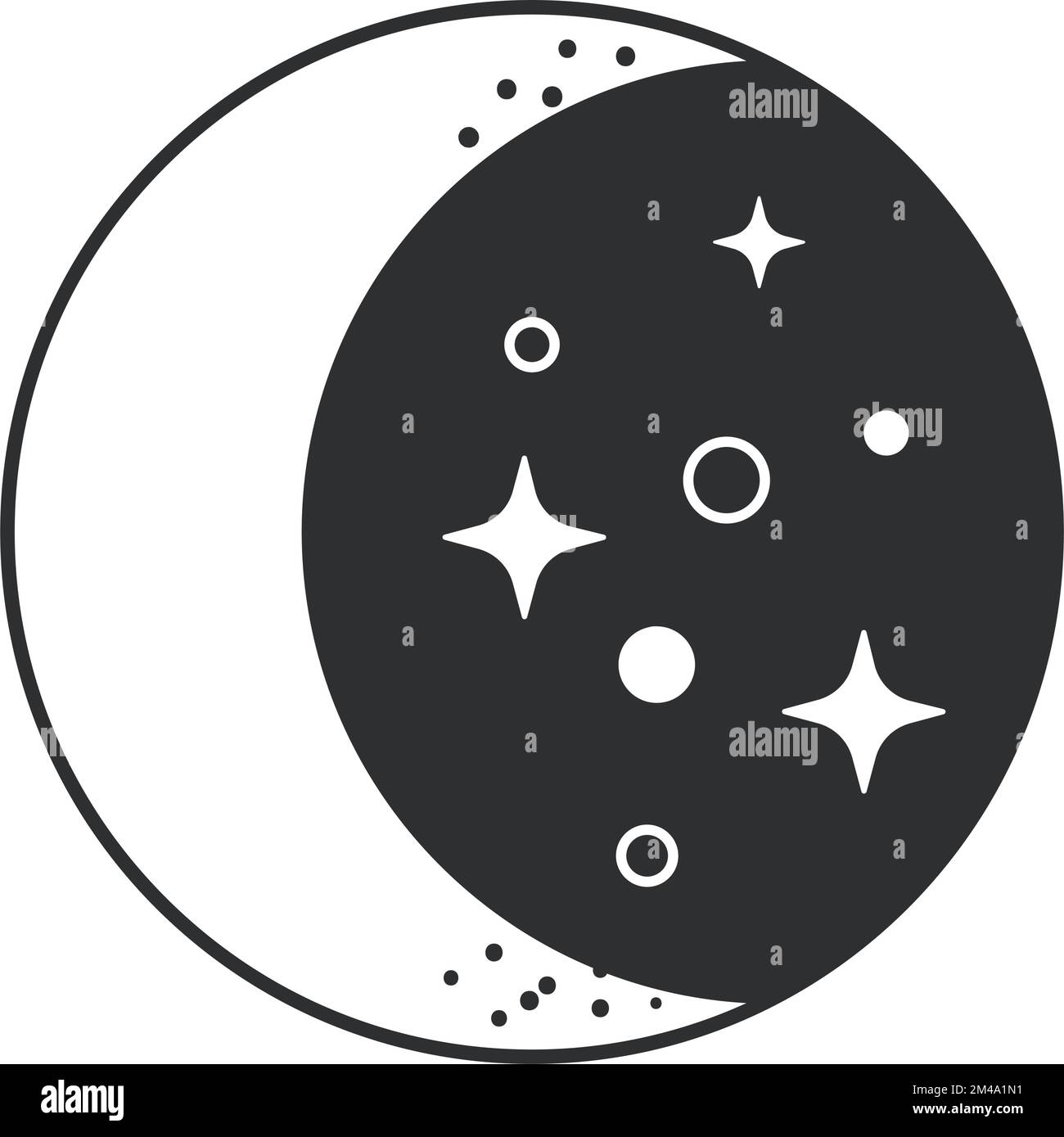 fullmoon night esoteric Stock Vector Image & Art - Alamy