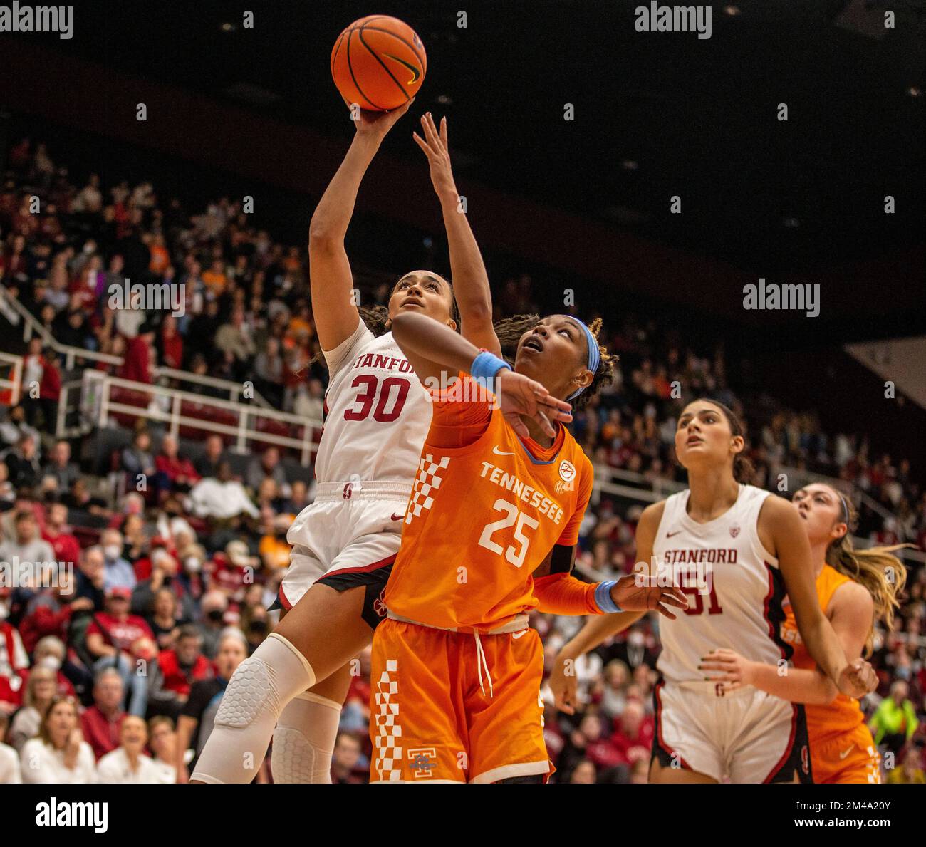 Palo Alto CA, USA. 18th Dec, 2022. A. Stanford guard Haley Jones (30 ...