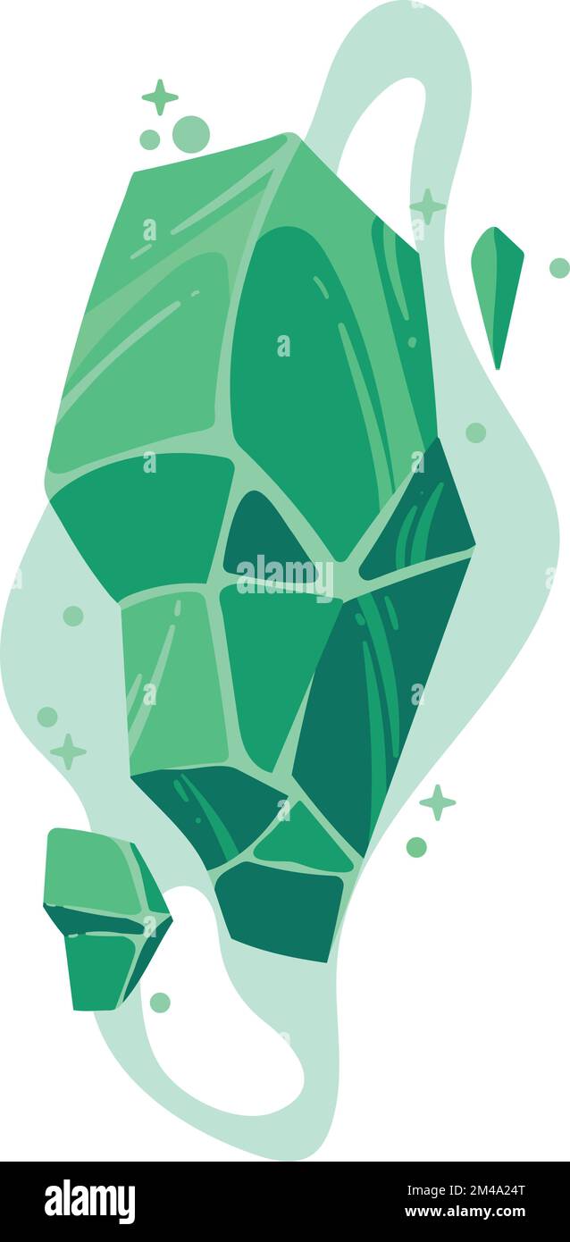 Rock crystal oval Stock Vector Images - Alamy