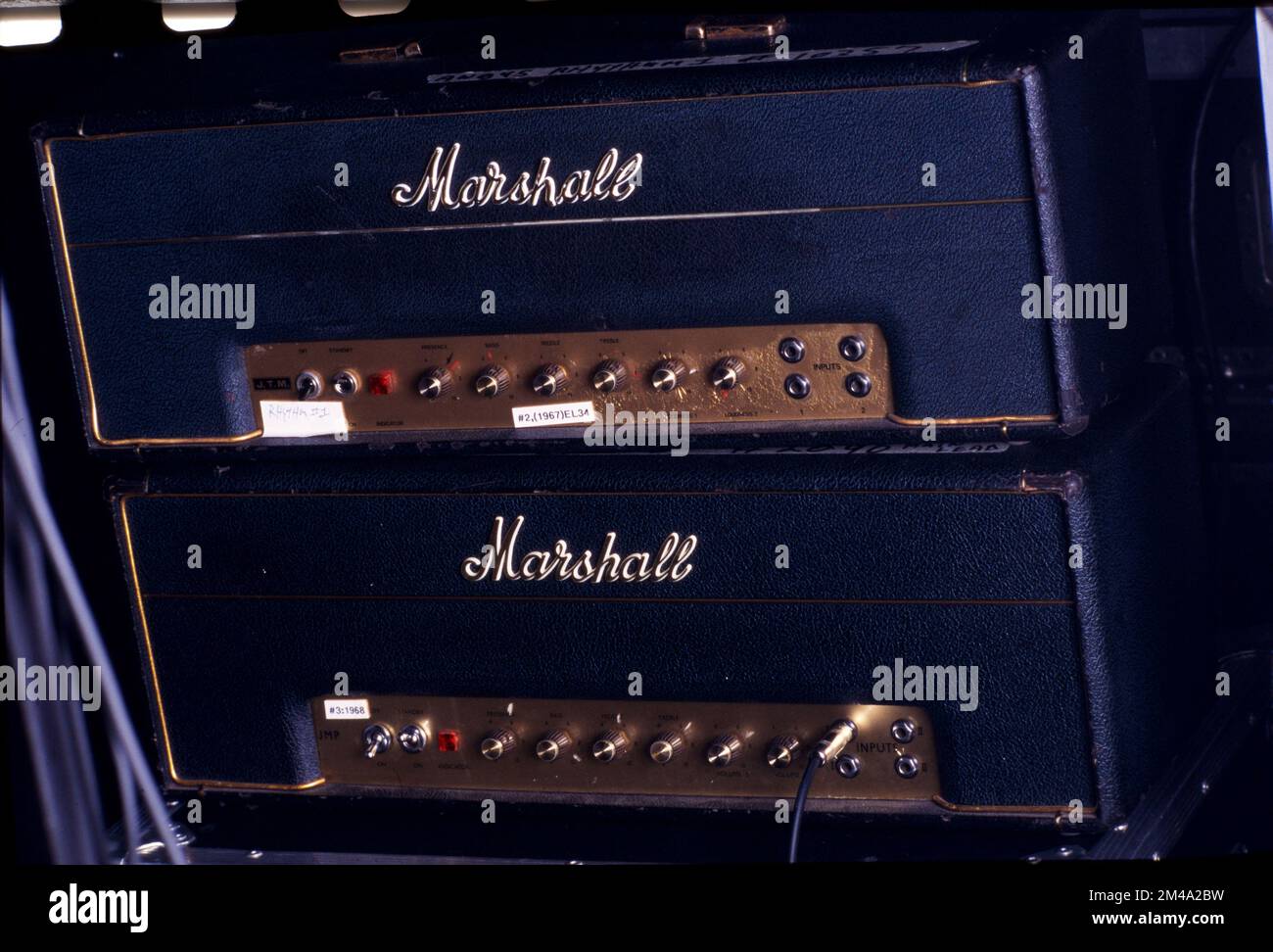 Angus Young's Marshall Amp 2000 Credit: Ross Pelton/MediaPunch Stock ...