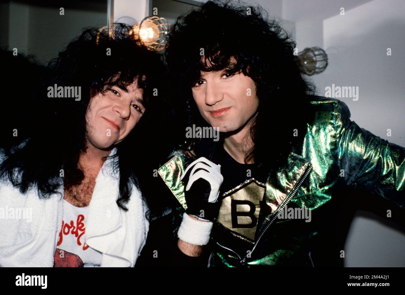 Eric Carr and Bruce Kulick San Francisco, California 1989 Credit: Ross ...