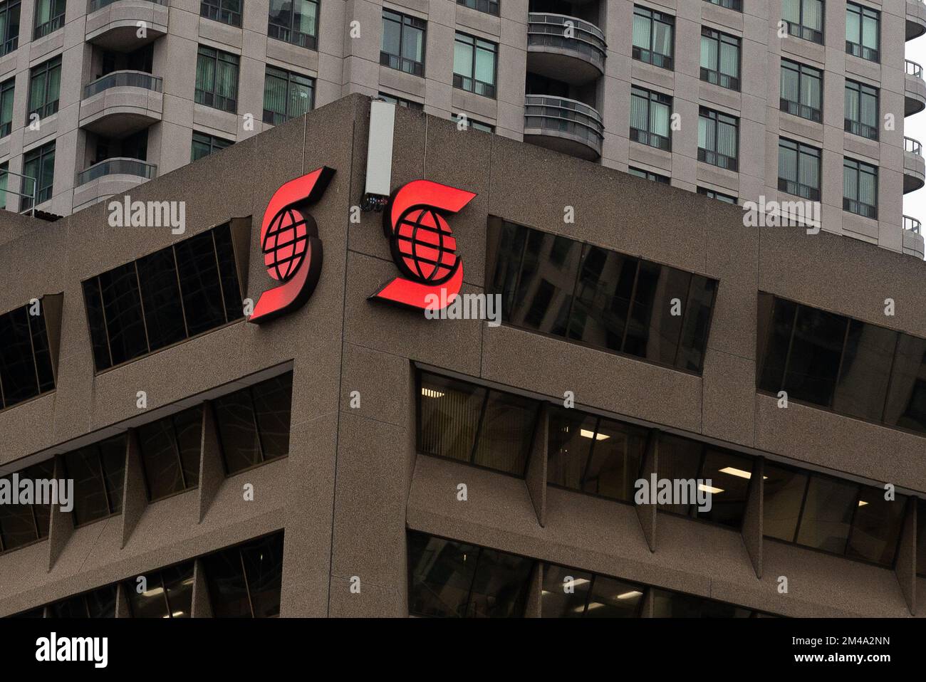 Toronto, ON, Canada – December 17, 2022: The logo and brand sign of ...