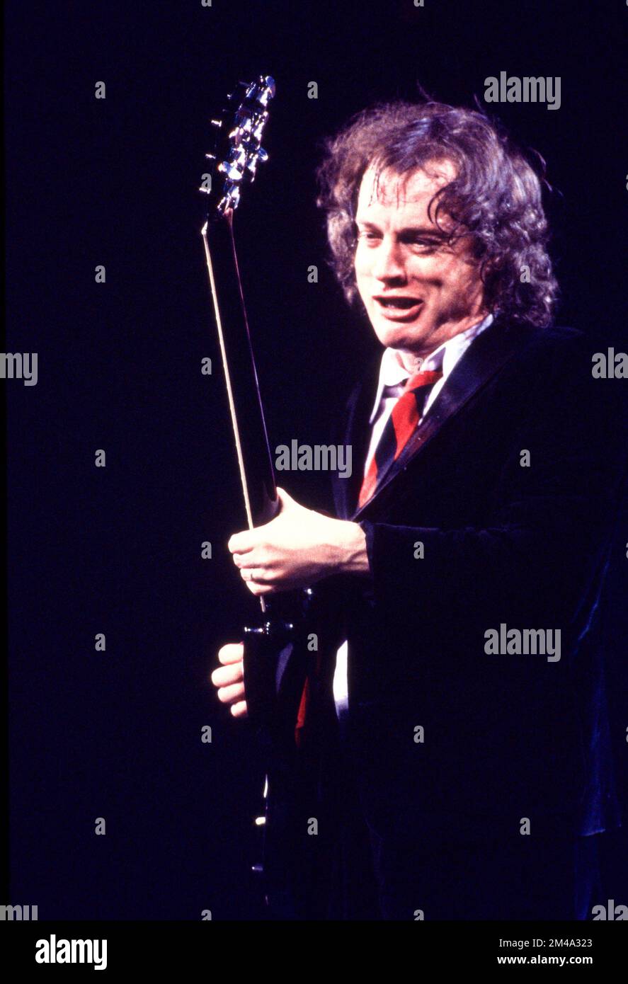 Angus Young of AC/DC in Concert in Oakland, California 2000 Credit ...