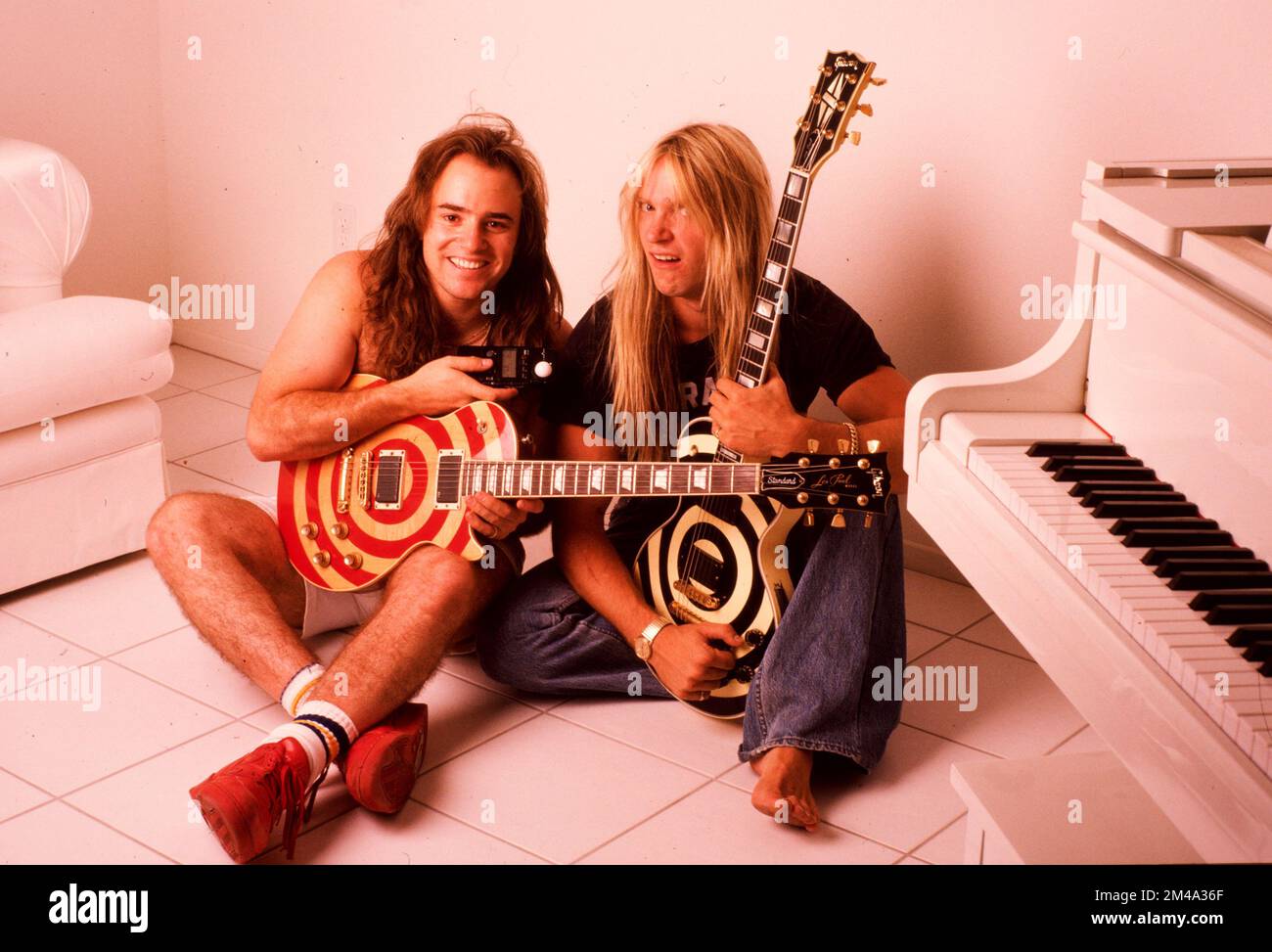 Photographer Ross Pelton and Zakk Wylde 1998 Los Angeles, California ...