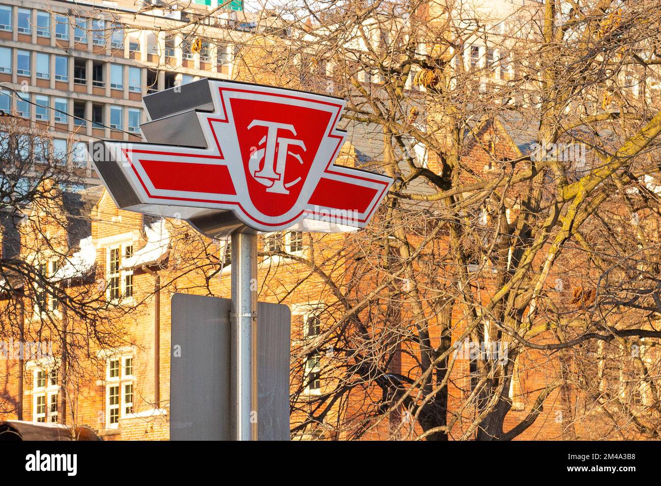 Toronto, ON, Canada – December 17, 2022: The sign of the Toronto ...